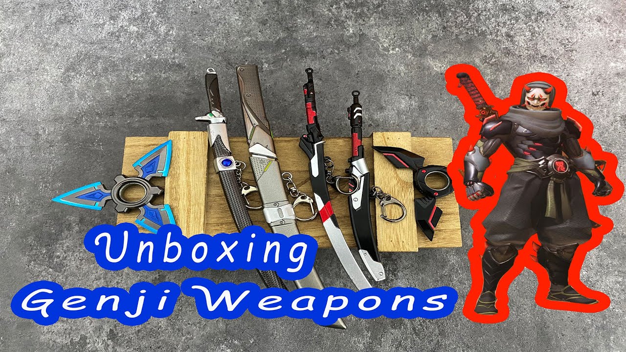 Overwatch Genji Weapons Unboxing-Genji Evil Ghost Skin White Tiger Skin ...