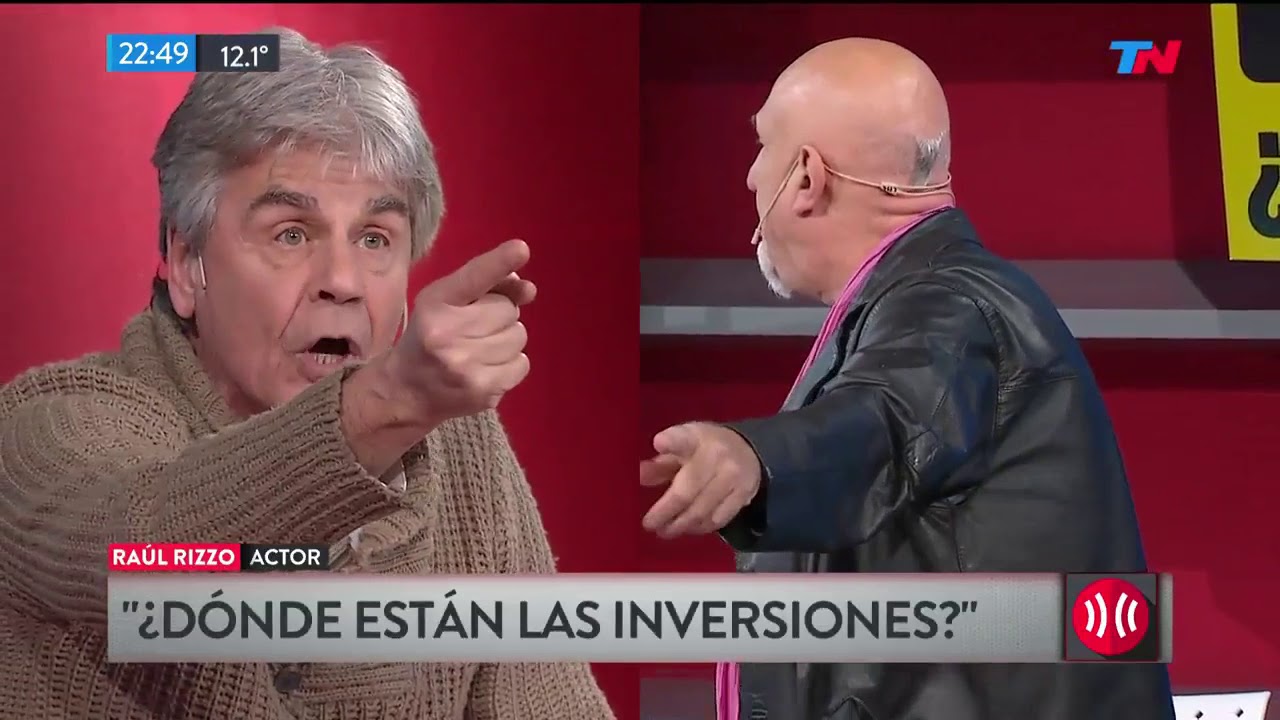 Raúl Rizzo a los gritos contra los gorilas - YouTube