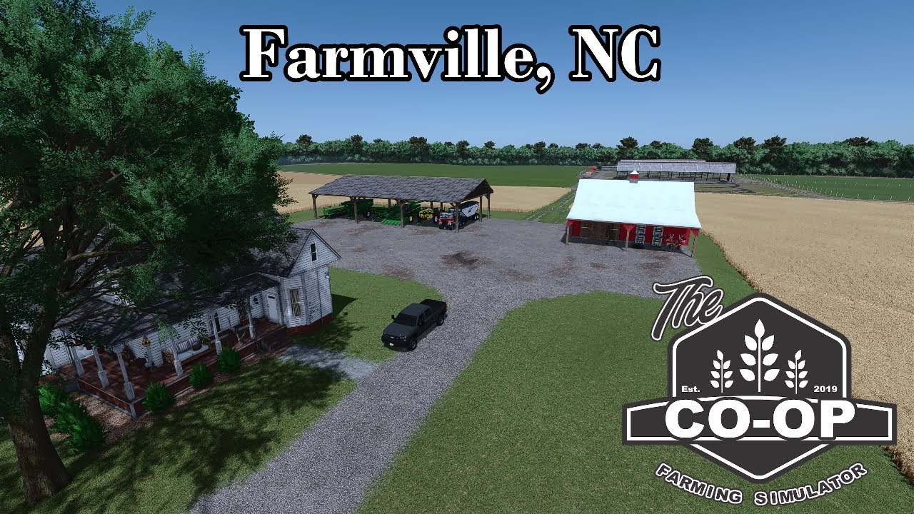 New FS 25 map preview | Farmville, NC - YouTube