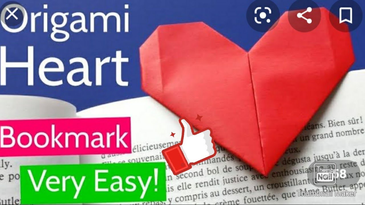 How To Make DIY Easy Paper Heart Bookmark YouTube how-to-make-diy-easy-paper-heart-bookmark-youtube