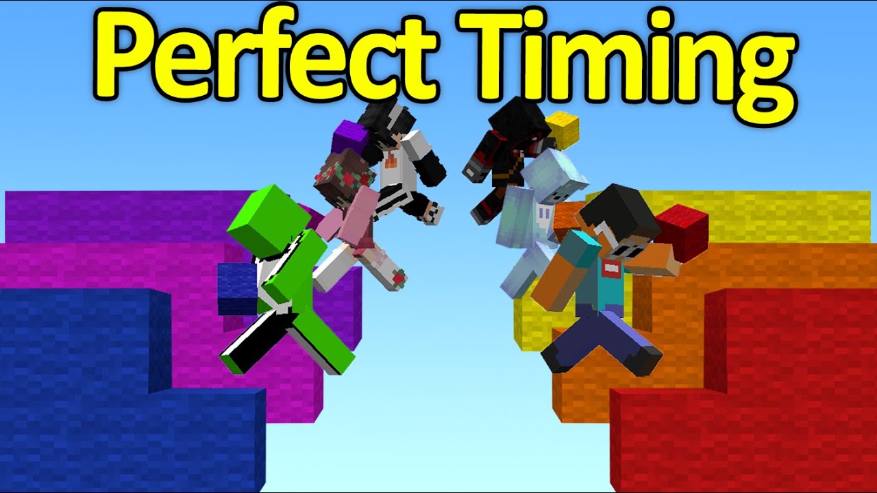 Perfect Timing Minecraft Moments #17 (When the Timing is PERFECT ...