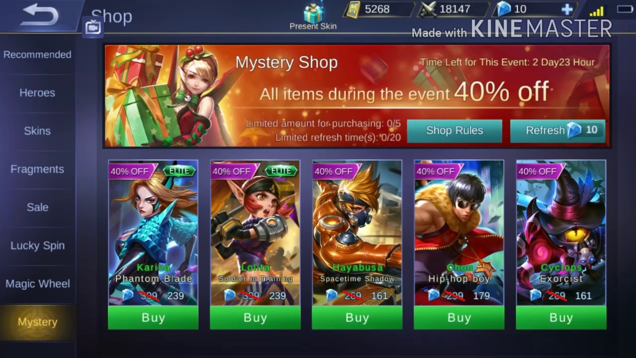 Mystery Shop Offer Mobile Legends - YouTube