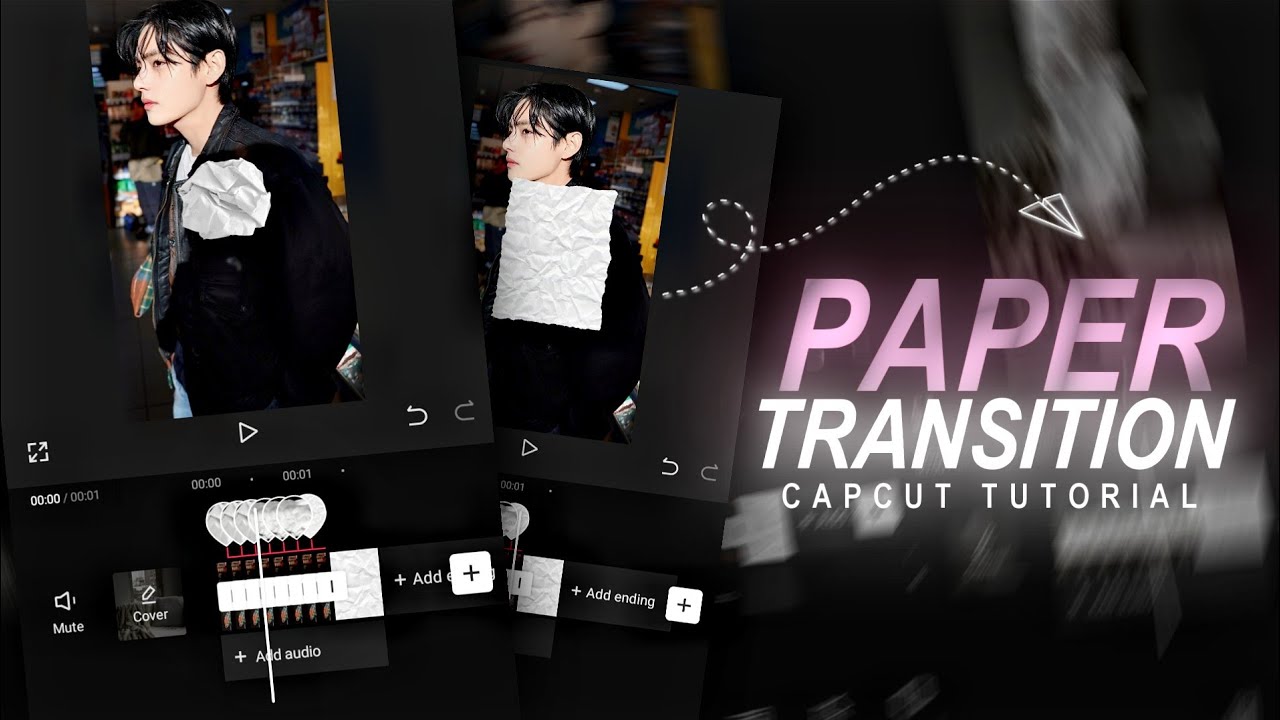 Paper Transition for Bookstagram reels || Transition idea # 01 | Capcut Tutorial - YouTube