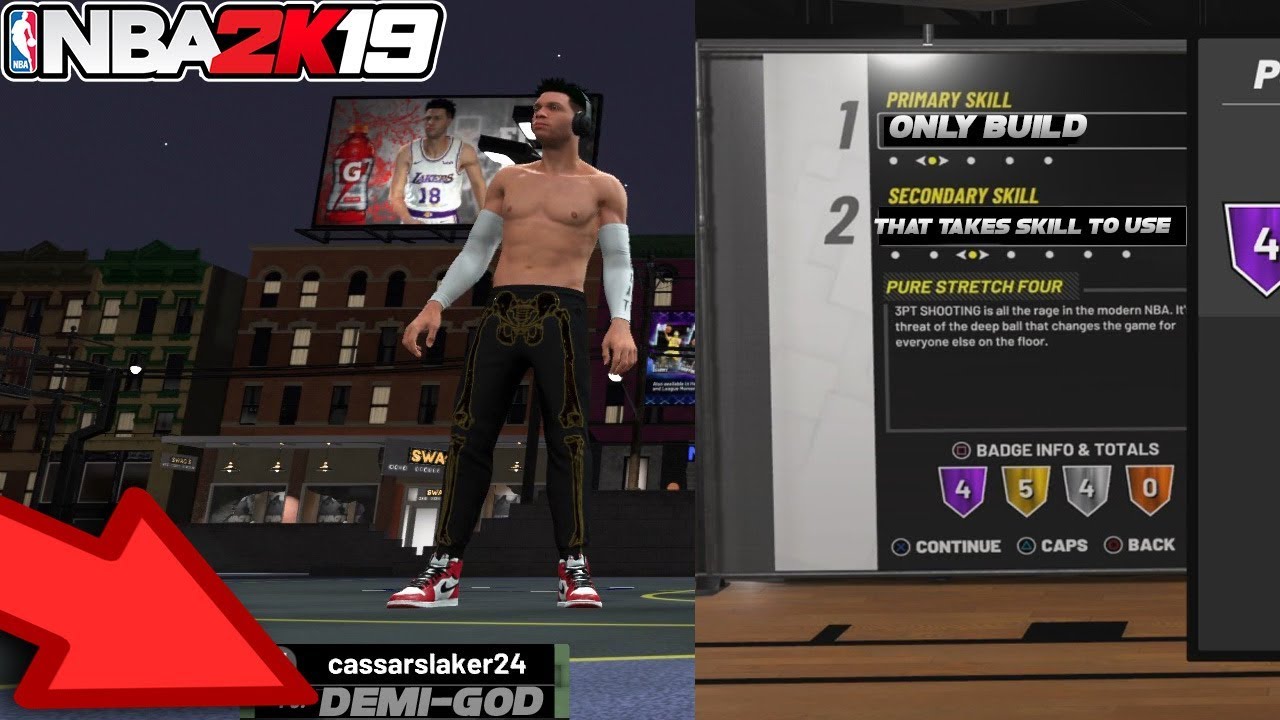 Is This The ONLY BUILD that takes SKILL to use in NBA 2K19 - YouTube