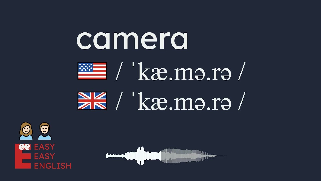 How to pronounce camera? US English UK English IPA Audio Waveform 👩👨 ...