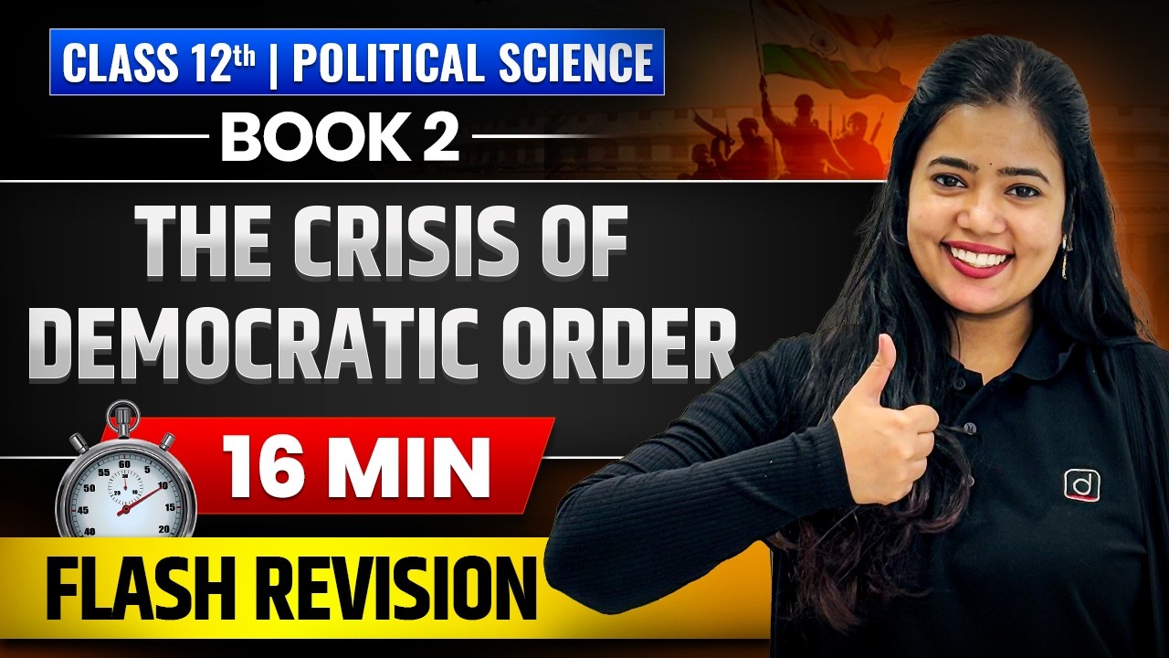 Class 12 Political Science | Challenges to & Restoration of the ...