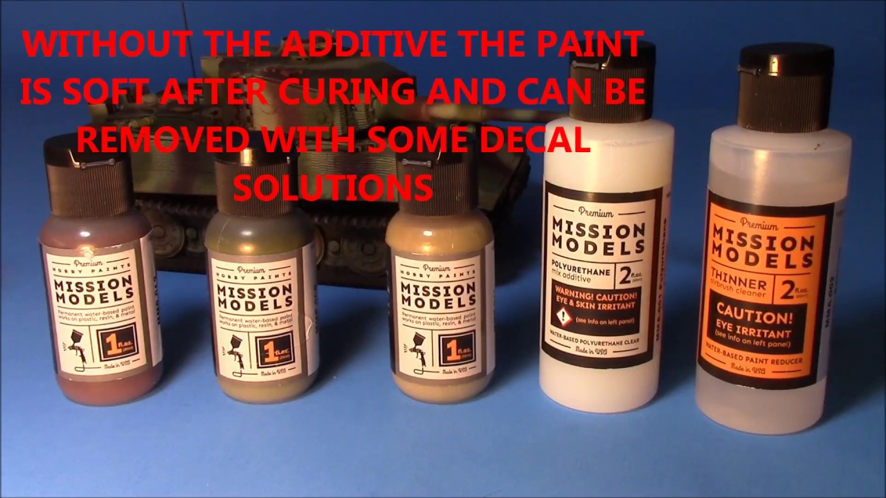 MISSION MODELS WATER BASED PAINT - YouTube