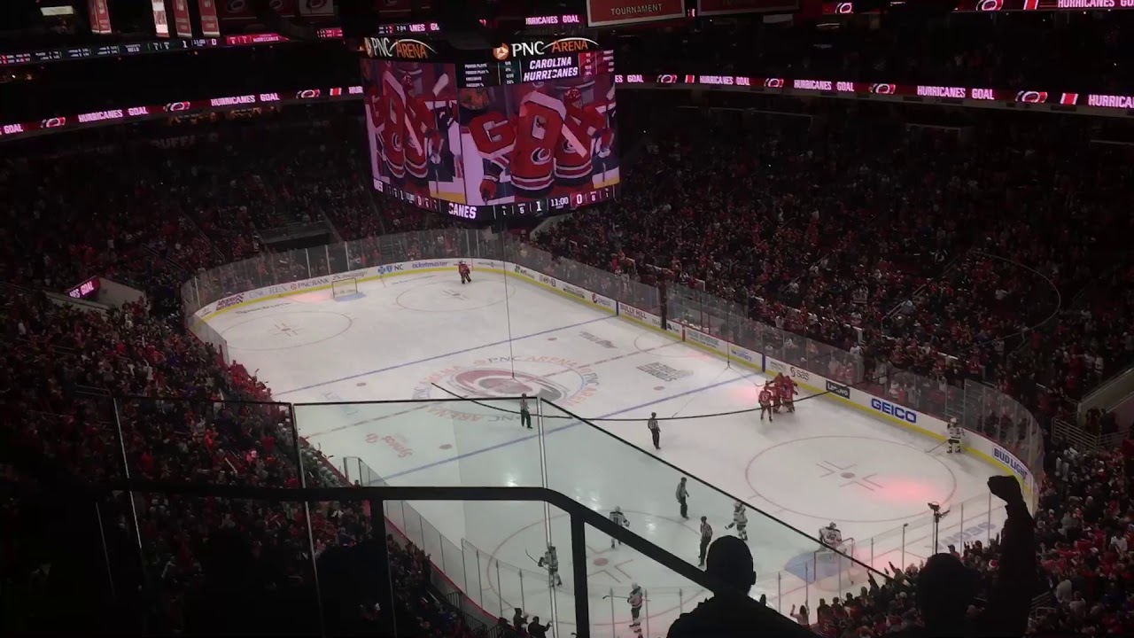 CAROLINA HURRICANES GOAL LIVE WITH GOAL SONG - YouTube