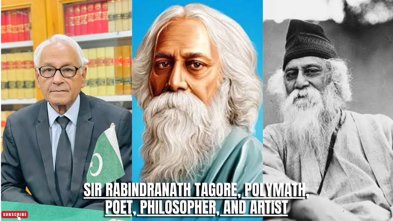 Sir Rabindranath Tagore, polymath, poet, philosopher, and artist || By ...