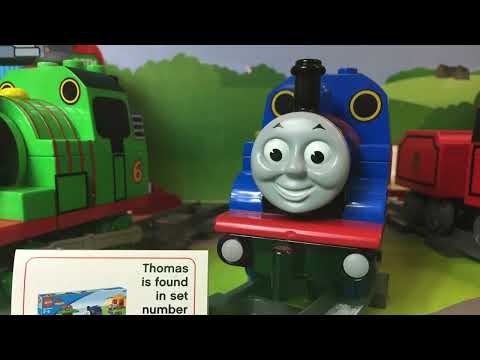 LEGO DUPLO THOMAS & FRIENDS TRAIN STORE DISPLAY Percy, James, Toby from ...