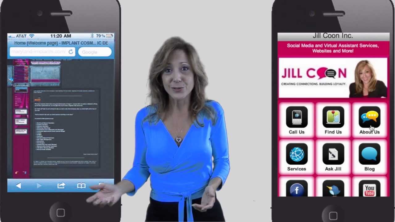 Jill Coon Inc Presents Why You Should Have a Mobile Website - YouTube
