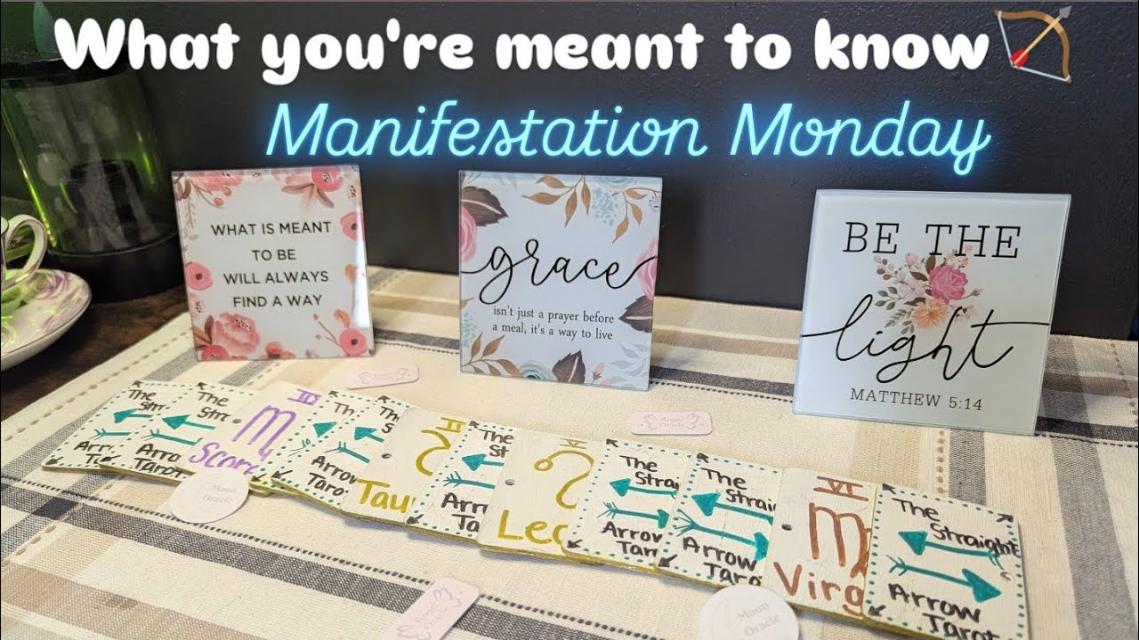 Manifestation Monday: What you're meant to know ️🏹 - YouTube