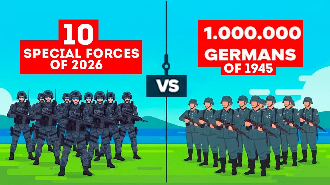 10 vs 1 000 000: Modern Soldiers vs WWII Army - YouTube