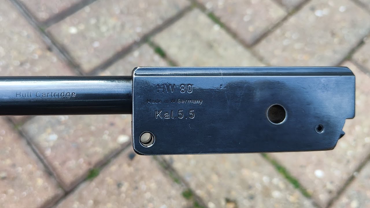 Birchwood Casey Super Blue | Weihrauch HW80 barrel - YouTube