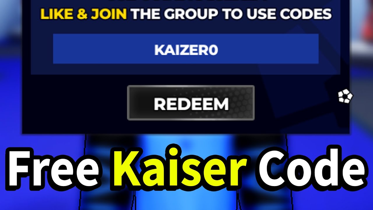 Free Kaiser Codes in Blue Block Rivals :) Roblox Blue lock Rivals lucky ...