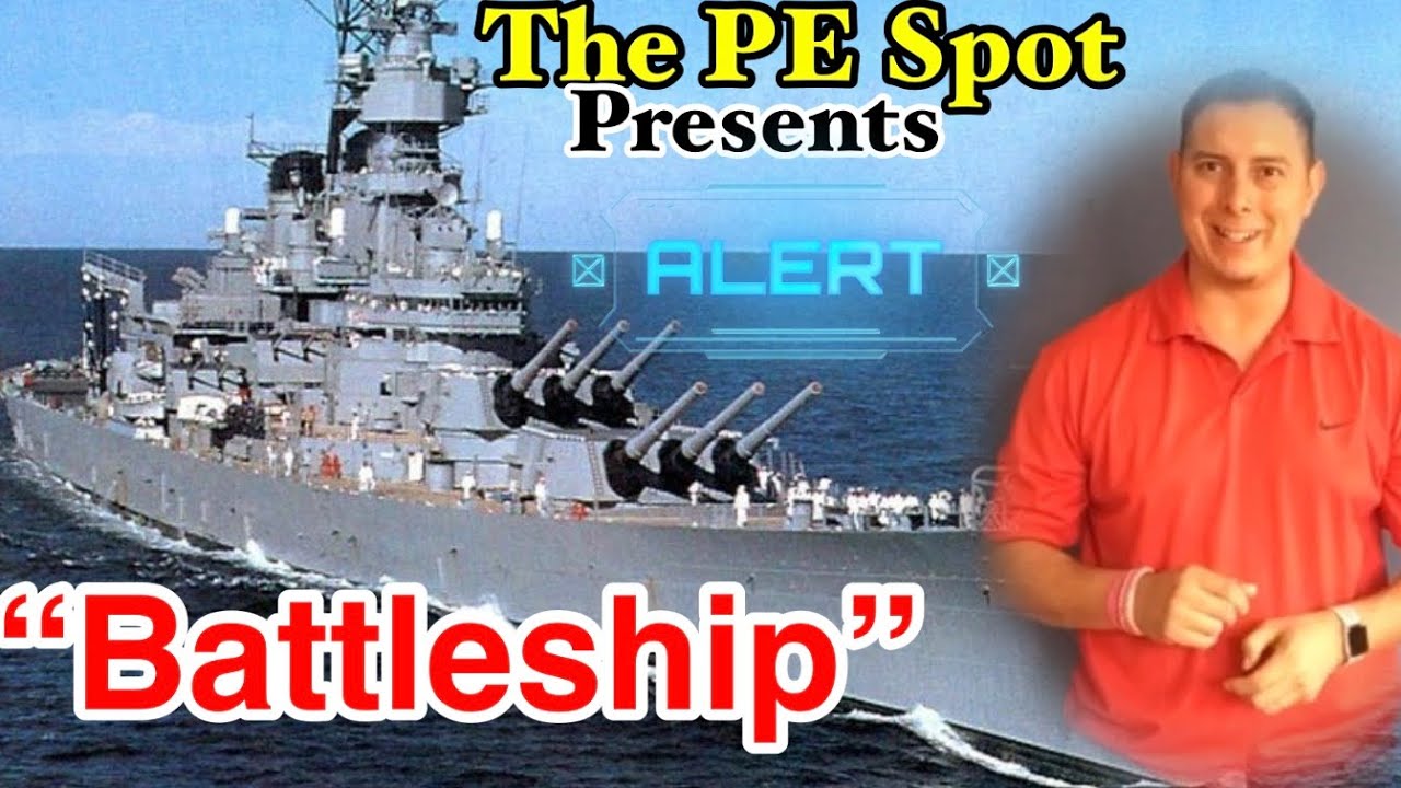 Do It Yourself PE Games| Physical Education at Home:“Battleship" # ...