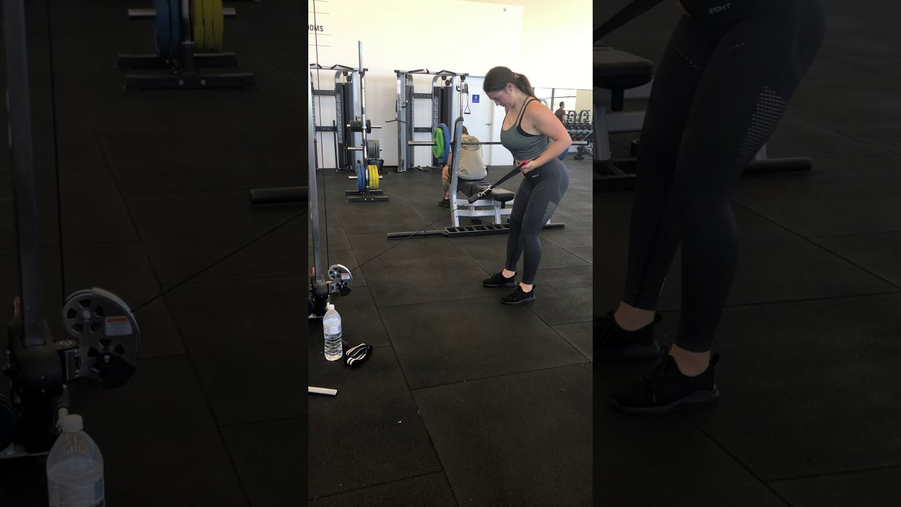 UNILATERAL CABLE ROW LOW TO HIGH - YouTube