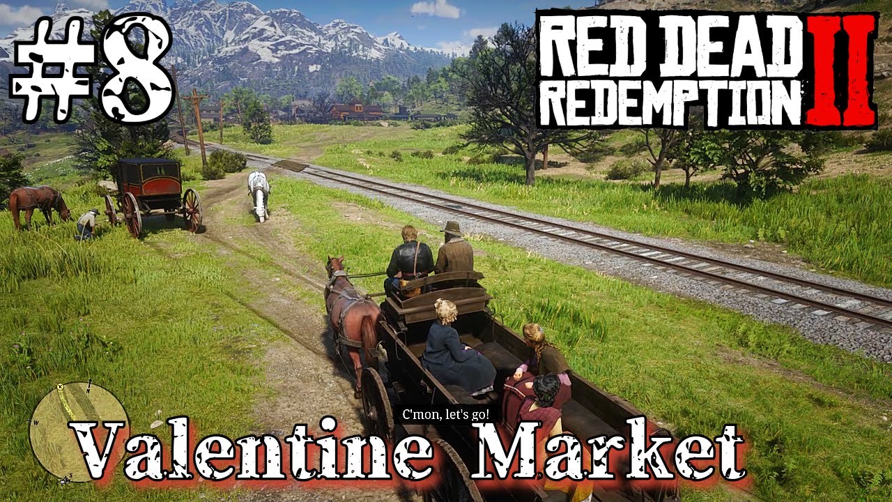Going to Valentine With Uncle, Mary, Tilly & Karen| RDR 2 No Commentary ...