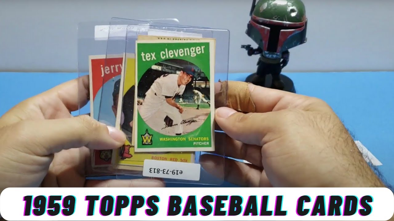 Purchased 5x Random 1959 Topps Baseball Cards - YouTube