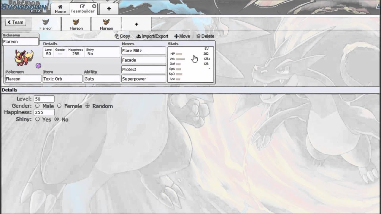 Flareon Pokemon ORAS Moveset! - YouTube