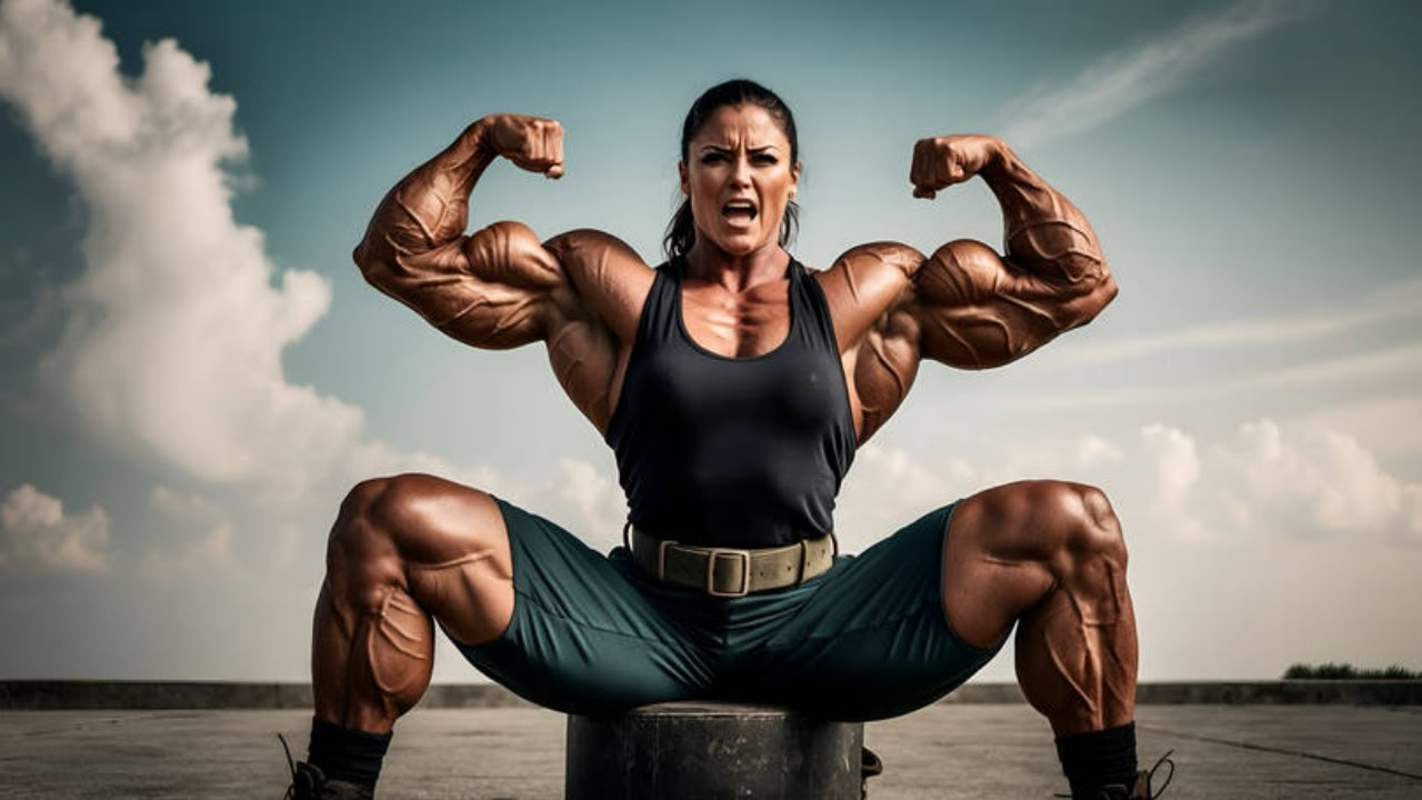 SHE IS THE MOST MASSIVE FEMALE BODYBUILDER OF MODERN ERA : ANDREA - YouTube
