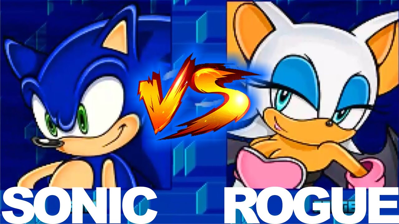 FIGHT! SONIC VS ROUGE - Neo Sonic Fighters - YouTube