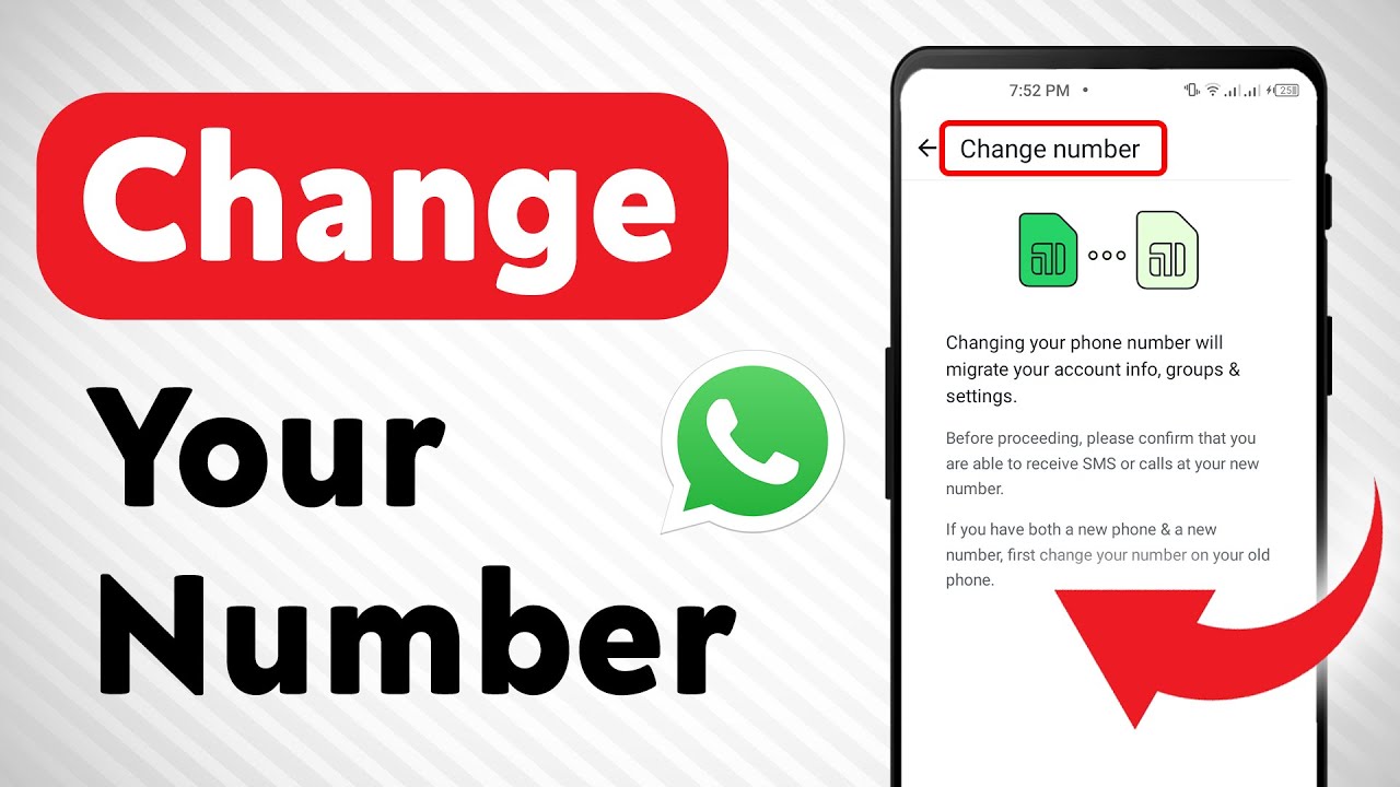 How to Change Your WhatsApp Number (Updated) - YouTube
