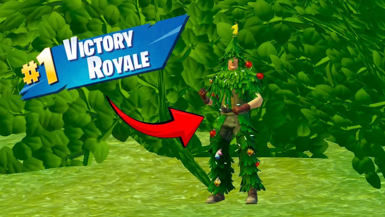 Winning Without Moving in a Bush (Fortnite) - YouTube