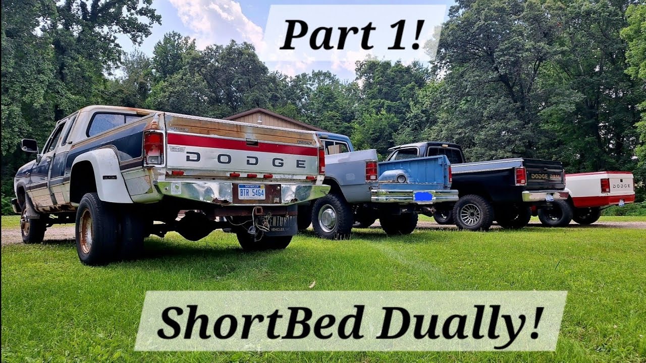 Part 1 - 1st Gen 12v Cummins Shortbed Dually Conversion! & Other Crazy ...
