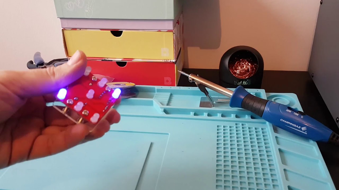 Geekcreit® DIY Shaking LED Dice Kit With Small Vibration Motor - YouTube