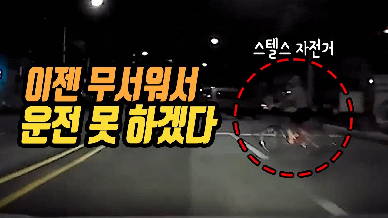 2027회 1937회 투표결과 밤에 대각선으로 들어오는 스텔스 자전거와의 사고 자전거 100 잘못이라는 의견이 대부분