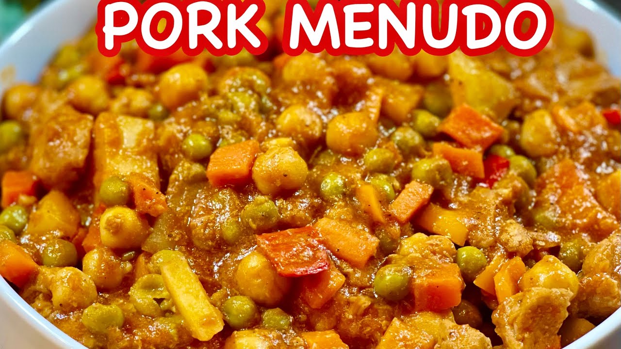 PORK MENUDO PINOY STYLE | How to make Pork Menudo | Filipino Pork ...