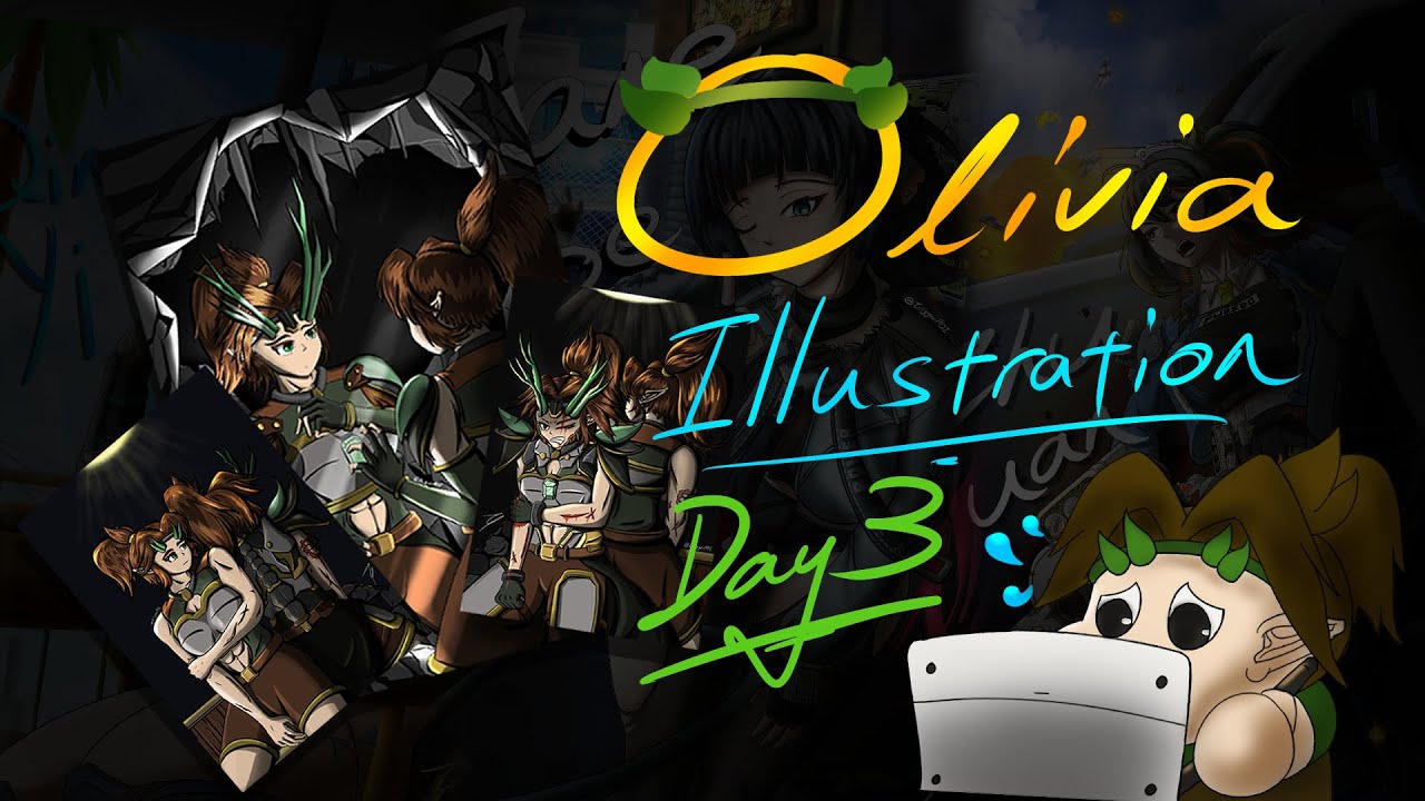 🔷OC Late Night 𝘼𝙧𝙩 𝙎𝙩𝙧𝙚𝙖𝙢🔷 Illustration DAY 3 - YouTube