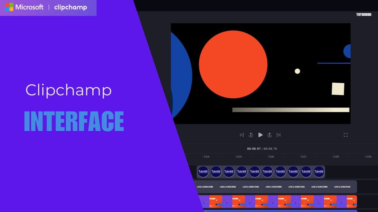 Clipchamp Interface - Clipchamp Video Editor 2025 Tutorial #2 - YouTube