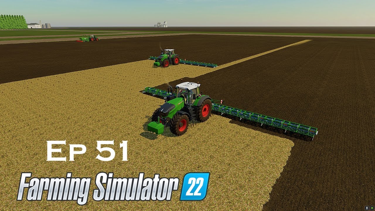 farming Simulator 22 fs22 timelapse big fields map Ep #51 mega farm ...