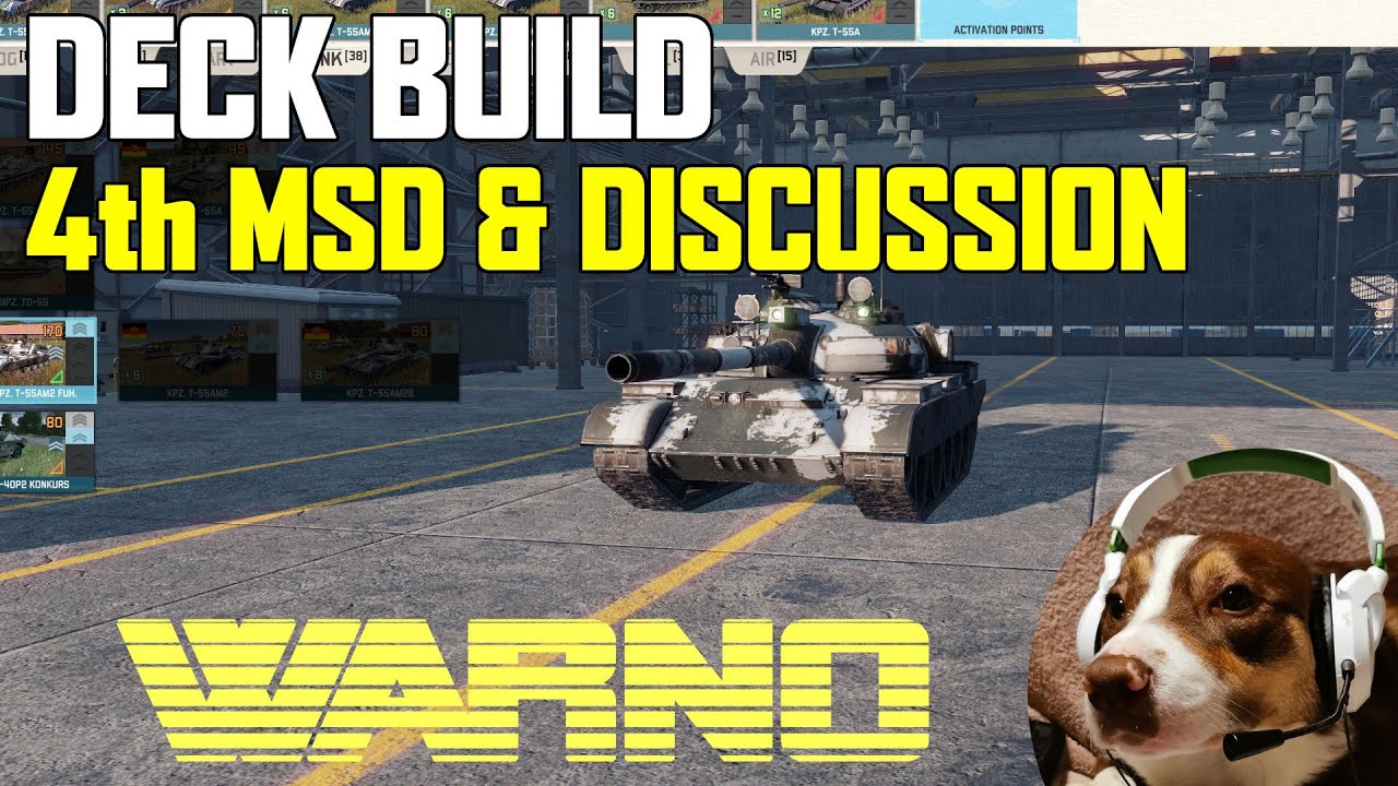 4th MSD Deck Build - WARNO Murat Patch - YouTube