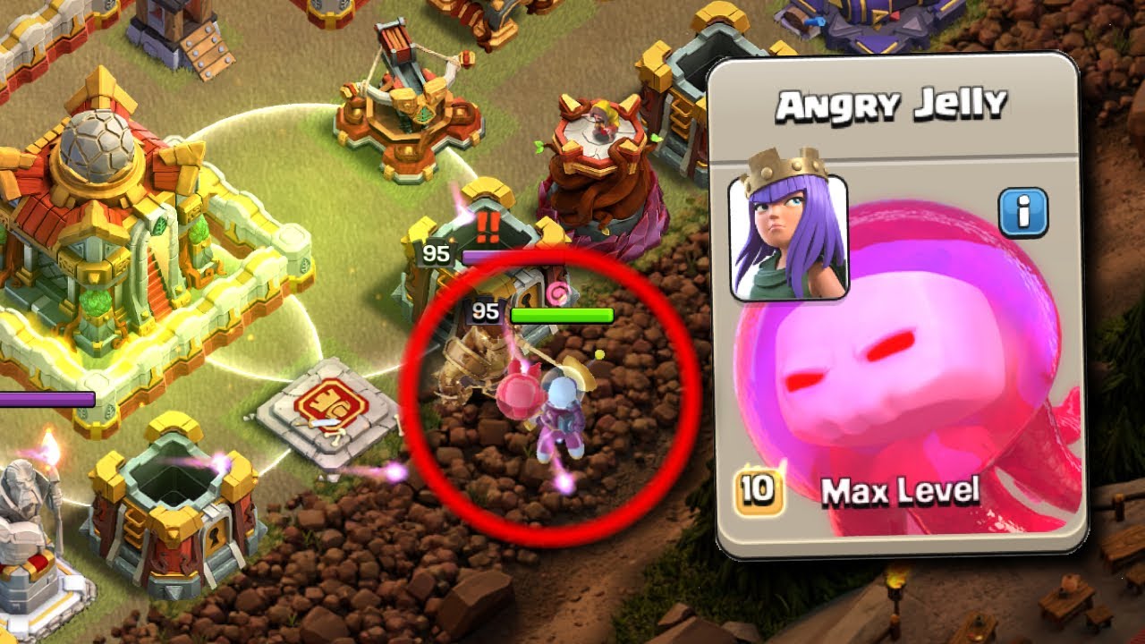 Angry Jelly QUEEN Double JUMP in GRAND FINALS (Clash of Clans) - YouTube