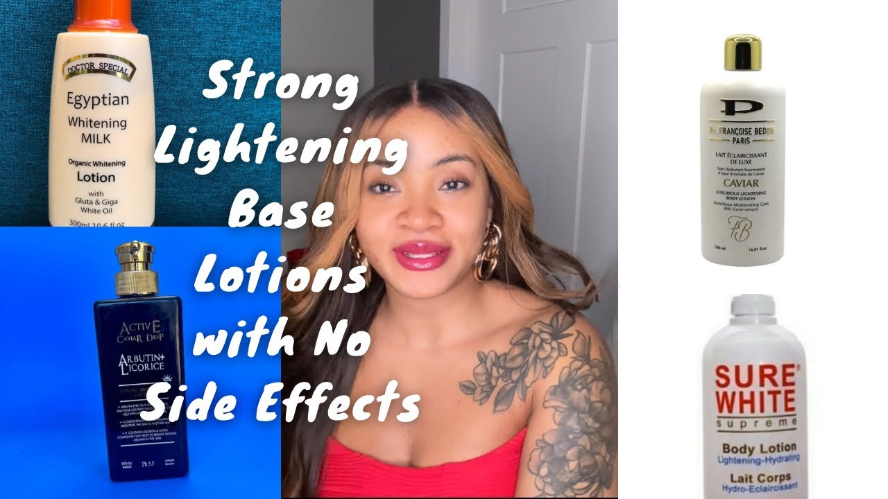 BEST LIGHTENING BASE LOTIONS FOR PROMIXING| Des Lait éclaircissants ...