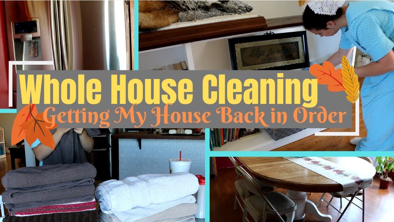 WHOLE HOUSE CLEANING - GETTING MY HOUSE BACK IN ORDER - MULTIPLE DAY ...