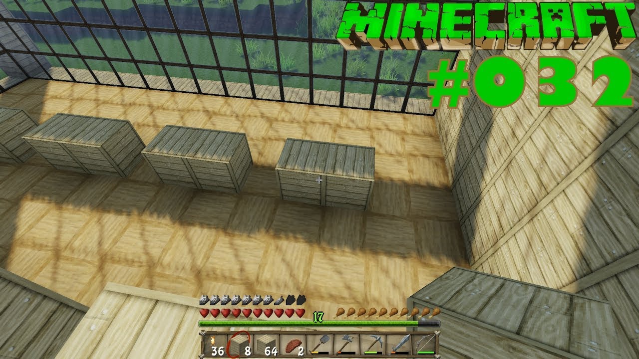 MINECRAFT #032 🔹 Grundstein für das LAGER - YouTube