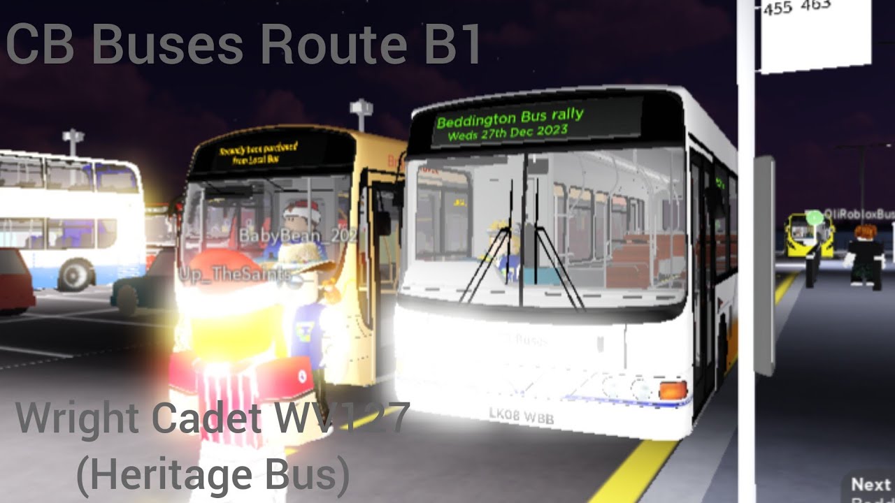 Full Route Visual|Route B1 (Waddon Marsh to Beddington)|Wright Cadet ...