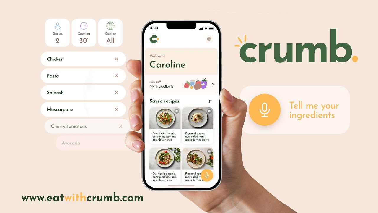 Turn Your Ingredients into Delicious Meals with Crumb - YouTube