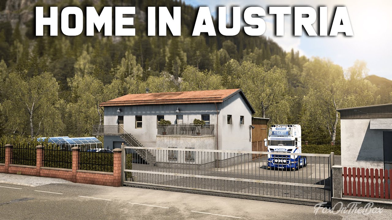 ETS2 1.44 Player Owned House In Austria | Euro Truck Simulator 2 Mod ...