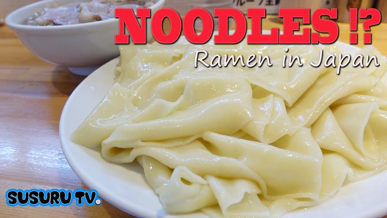 RAMEN with ULTRA FLAT NOODLES! You have to SEE it to BELIEVE it! in ...