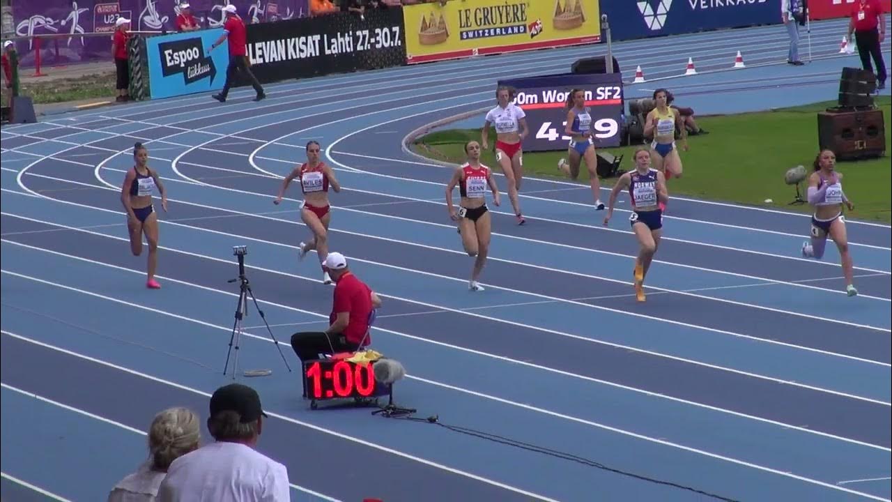 V 400m, halve finale 2 - YouTube