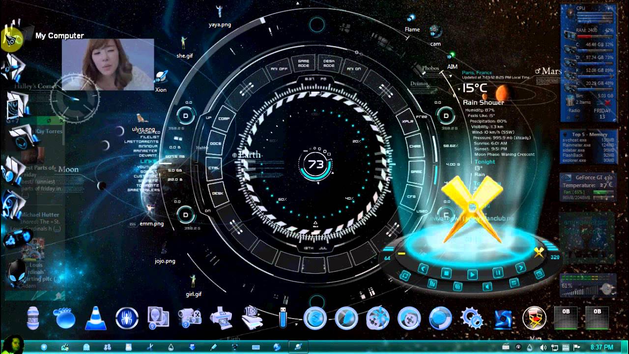 custom windows 7 - YouTube