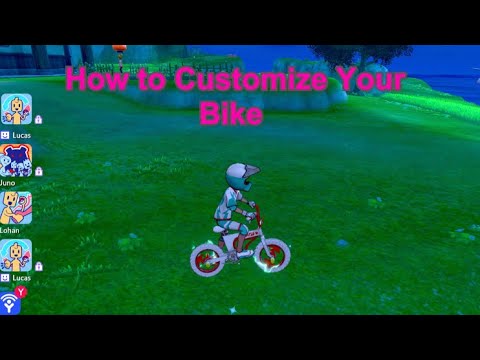 How to Customize Your Bike in Pokemon Sword and Shield - YouTube