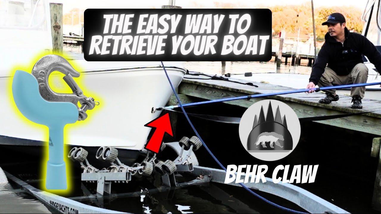 The Best Boat Retrieval Tool? Using The Behr Claw. - YouTube