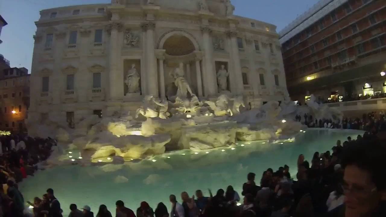 Trevi Fountain - FULL VIDEO TOUR (Rome, Italy) - YouTube