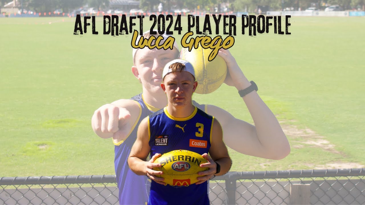 AFL Draft 2024 Player Profile - Lucca Grego - YouTube